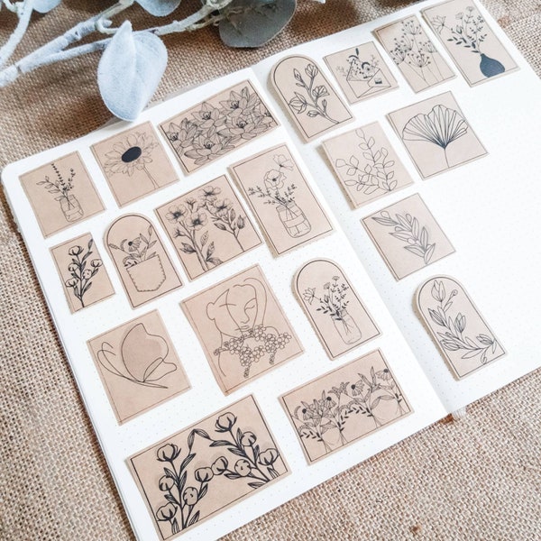 Journal Stickers - Etsy UK