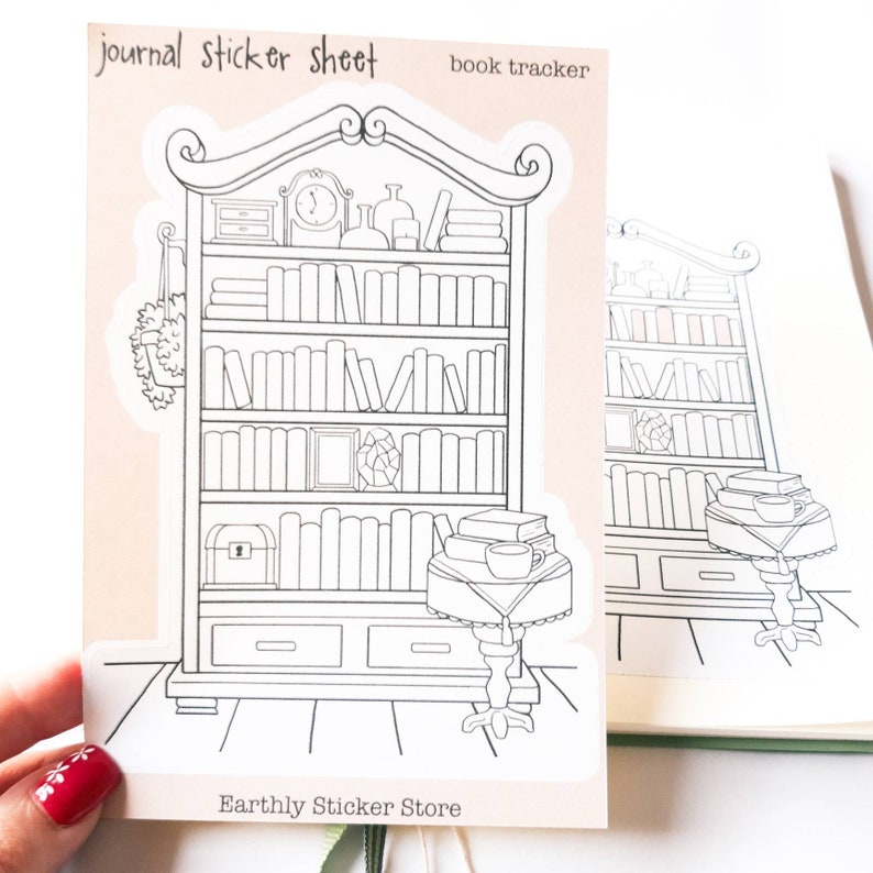 Reading Log Stickers Reading Tracker Book Log Monthly Book - Etsy