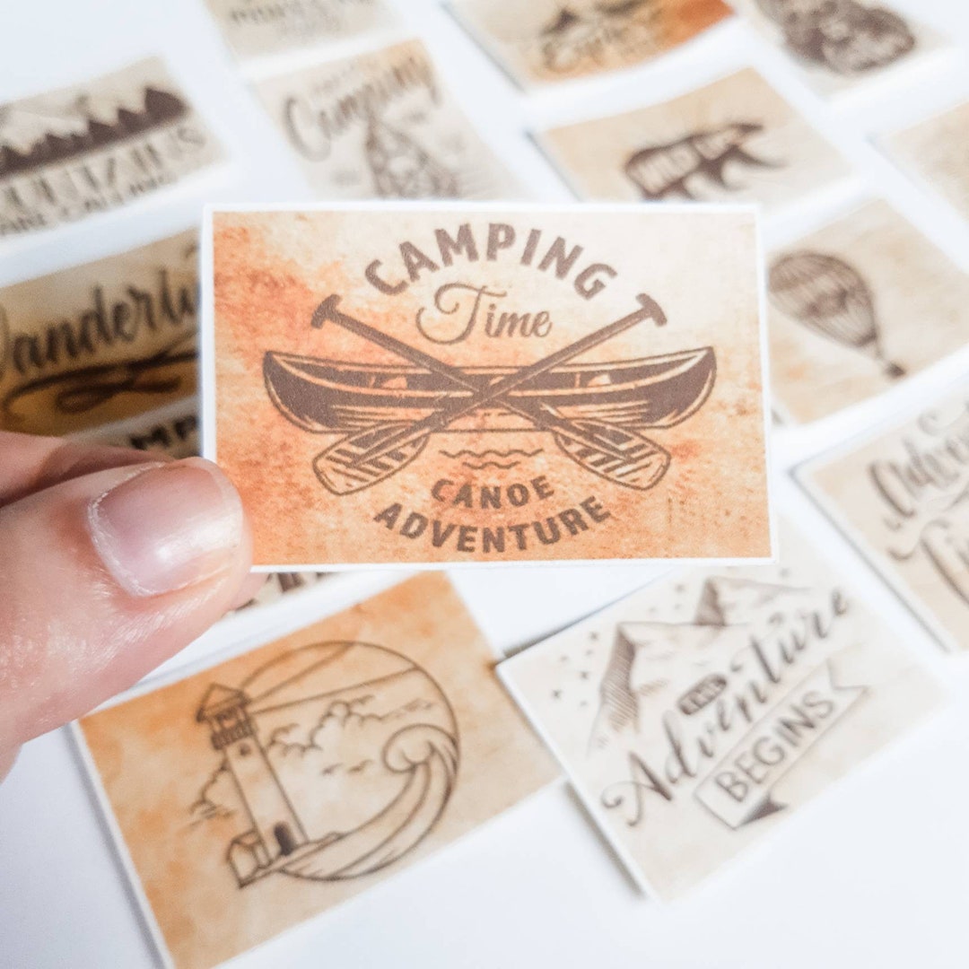 Adventure Sticker Set, Travel Stickers, Nature Lover Stickers ...