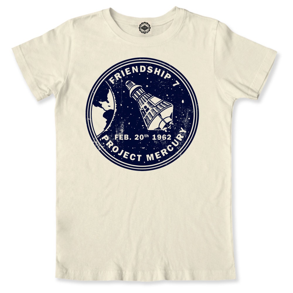 NASA Friendship 7 project Mercury Logo Men's Tee - Etsy