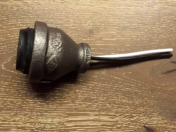 Special Sale Industrial Iron Pipe Steampunk Lamp Socket With - Etsy