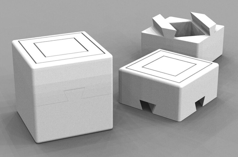 Dovetail Puzzle Jewelry Box - Etsy