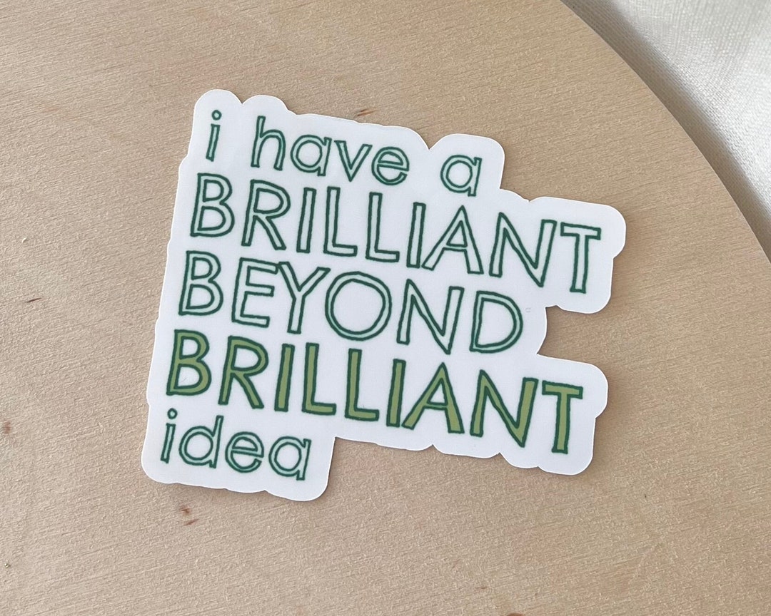 Brilliant Beyond Brilliant Idea Sticker the Parent Trap Movie Lindsay ...
