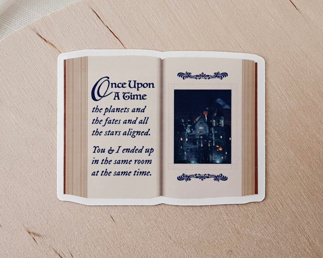Once Upon a Time Sticker Midnights Album Mastermind Lyrics - Etsy