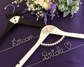 Wedding Hanger Mrs Hanger Bride Hanger Bridesmaid Hanger - Etsy