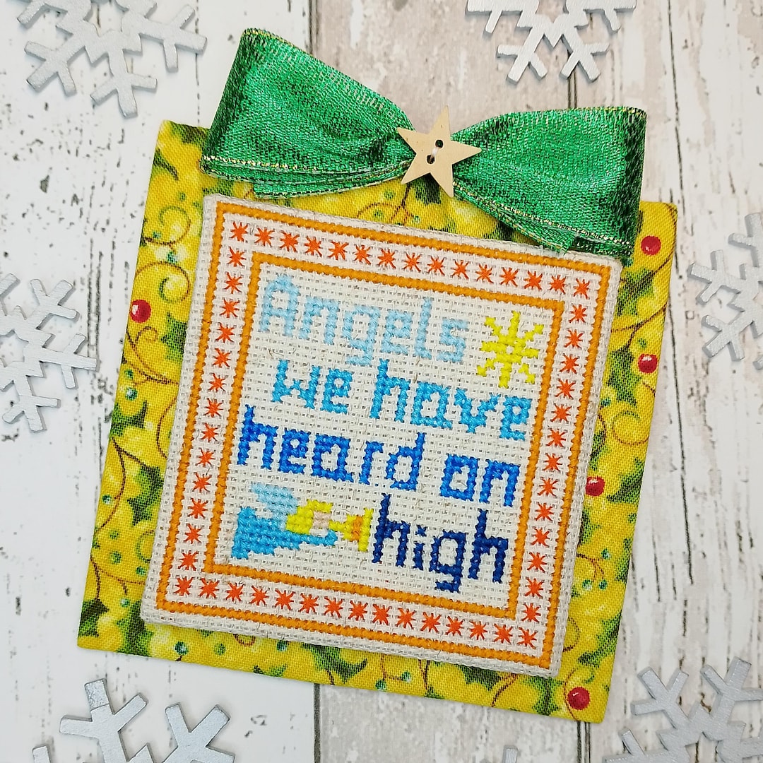 Angels We Have Heard on High - Cross Stitch Chart Pattern PDF Instant ...