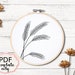 Embroidery Ears Og Grain - PDF Pattern Template ONLY - Etsy
