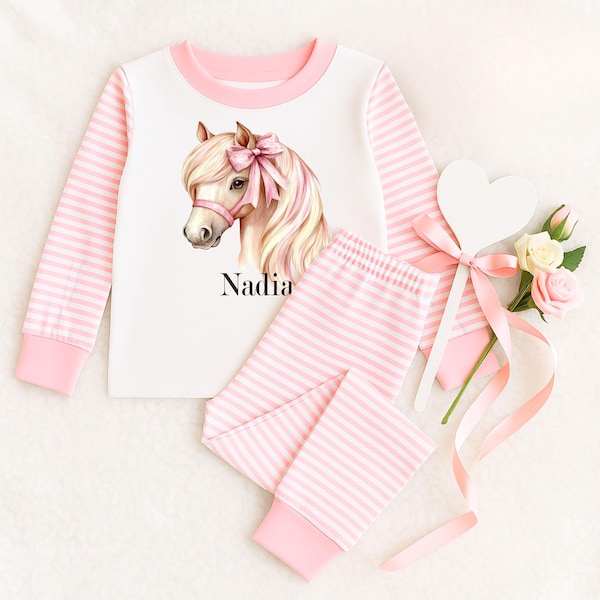 Child Bow Pajamas - Etsy UK