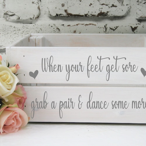 Dancing Shoes Wedding Sign Grab a Pair and Dance Some More | Etsy