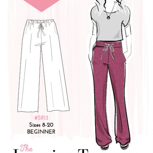 PDF Simple Sew Palazzo Trousers Sewing Pattern capsule - Etsy