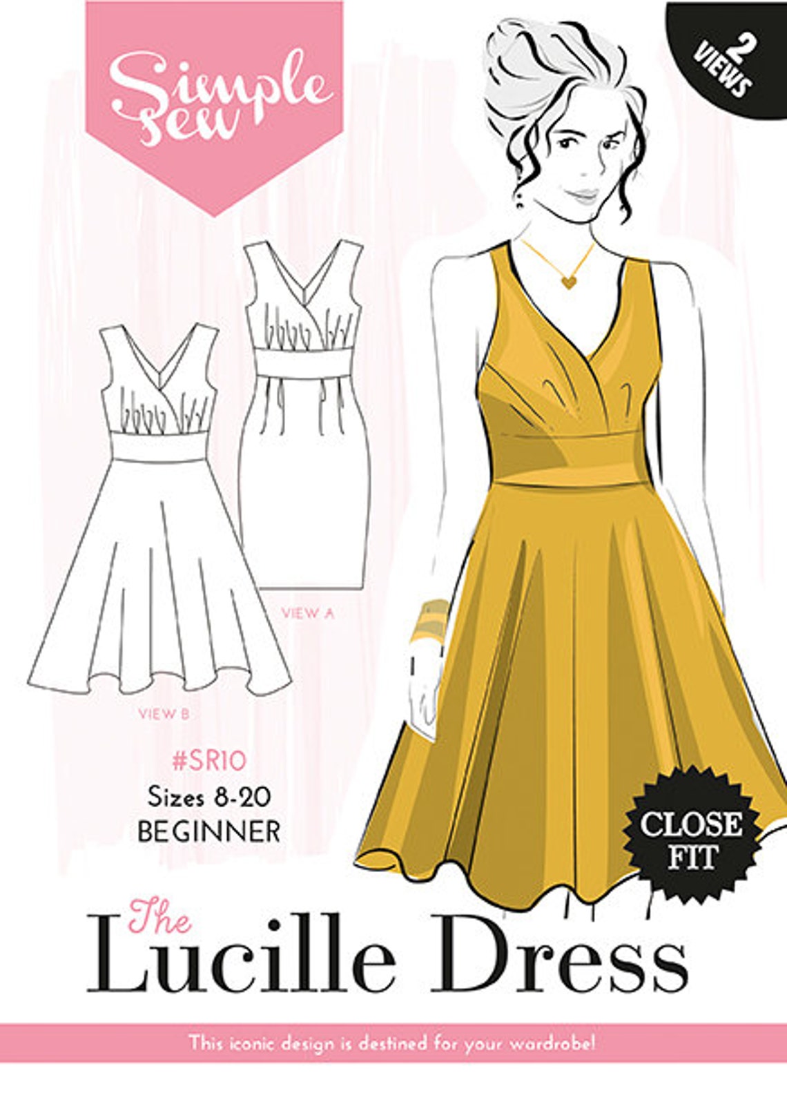 PDF Simple Sew Lucille Dress Combi Sewing Pattern dress Edit | Etsy
