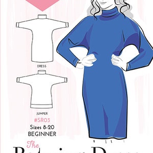 PDF Simple Sew Batwing Dress and Jumper Sewing Pattern capsule ...