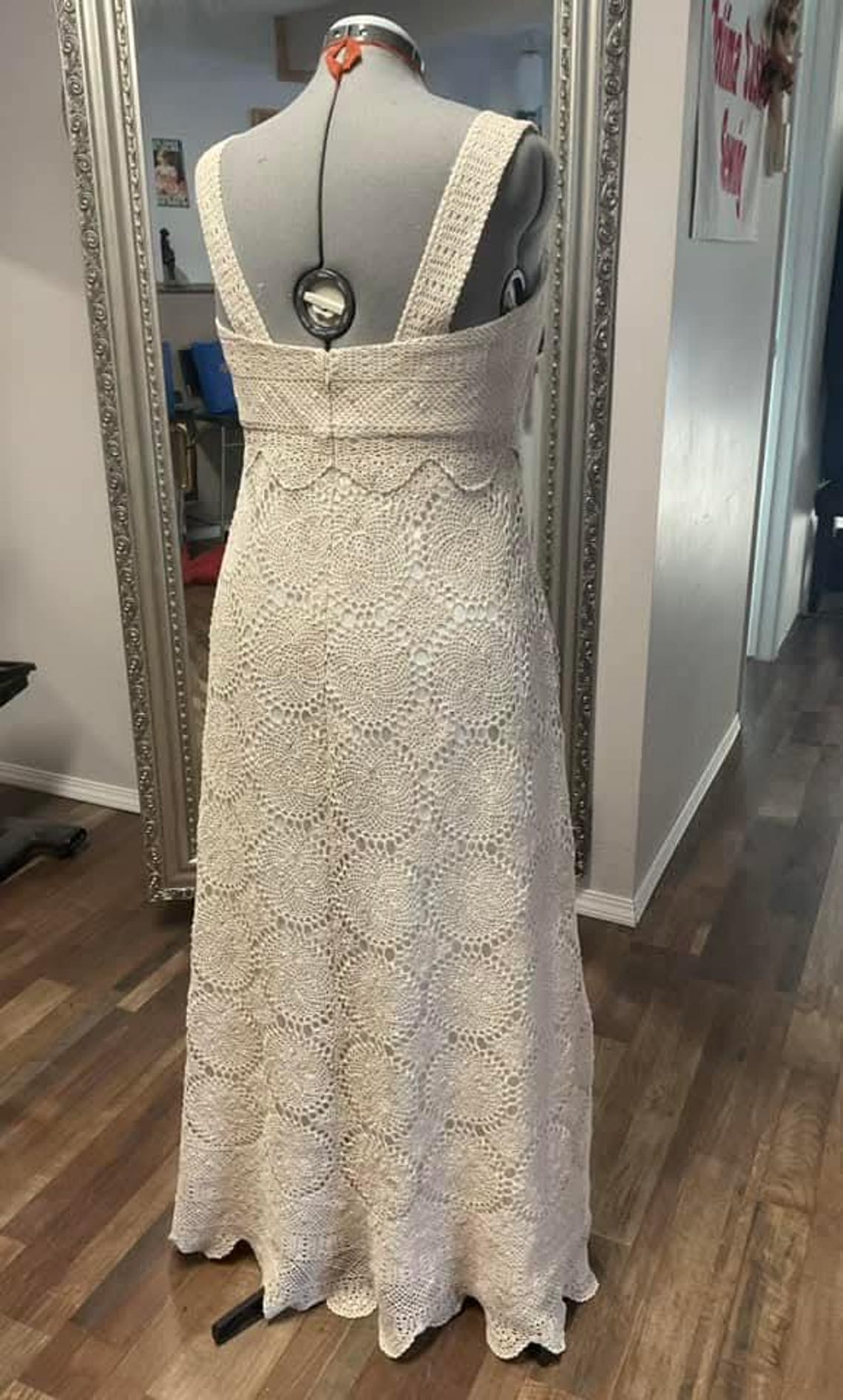 Crocheted Upcycled Wedding Gown - Etsy