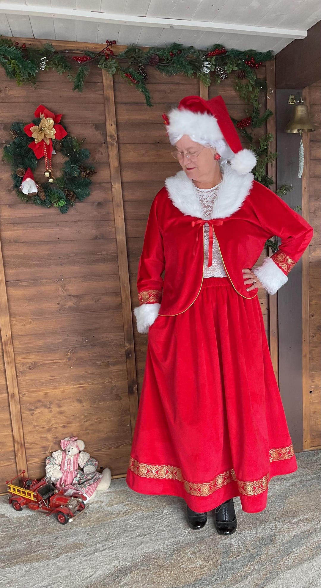 Mrs Claus 3 Piece Outfit. - Etsy