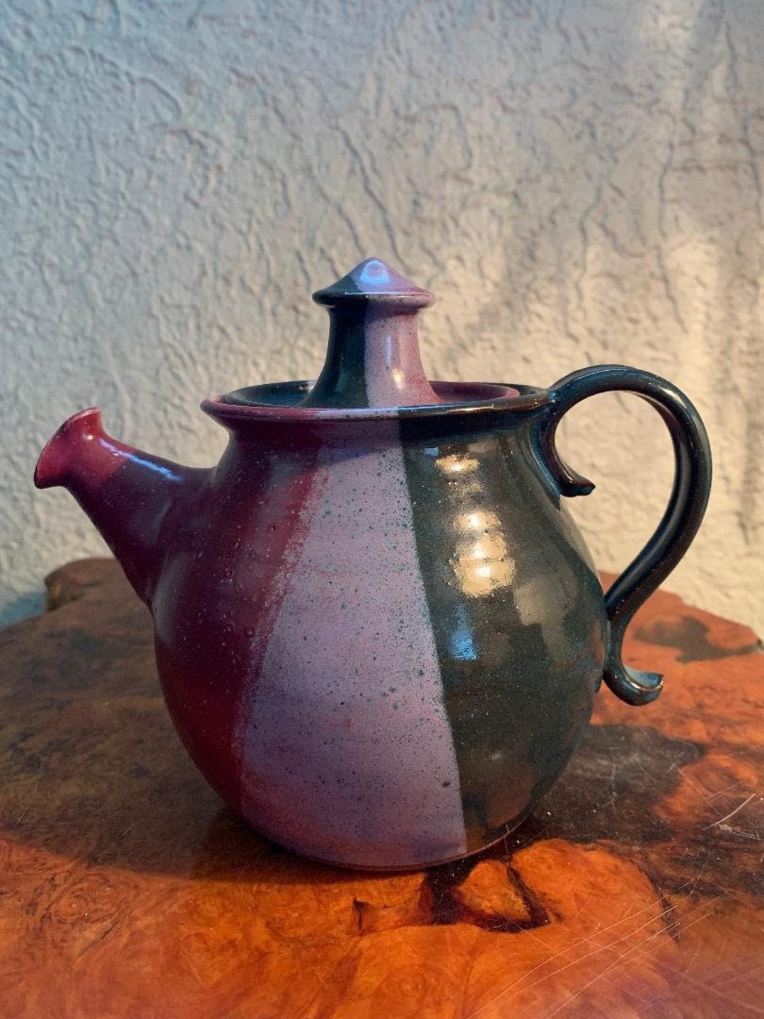 Seagrove Tea Pot, Vintage,my-turn Pottery, RS Myrick - Etsy
