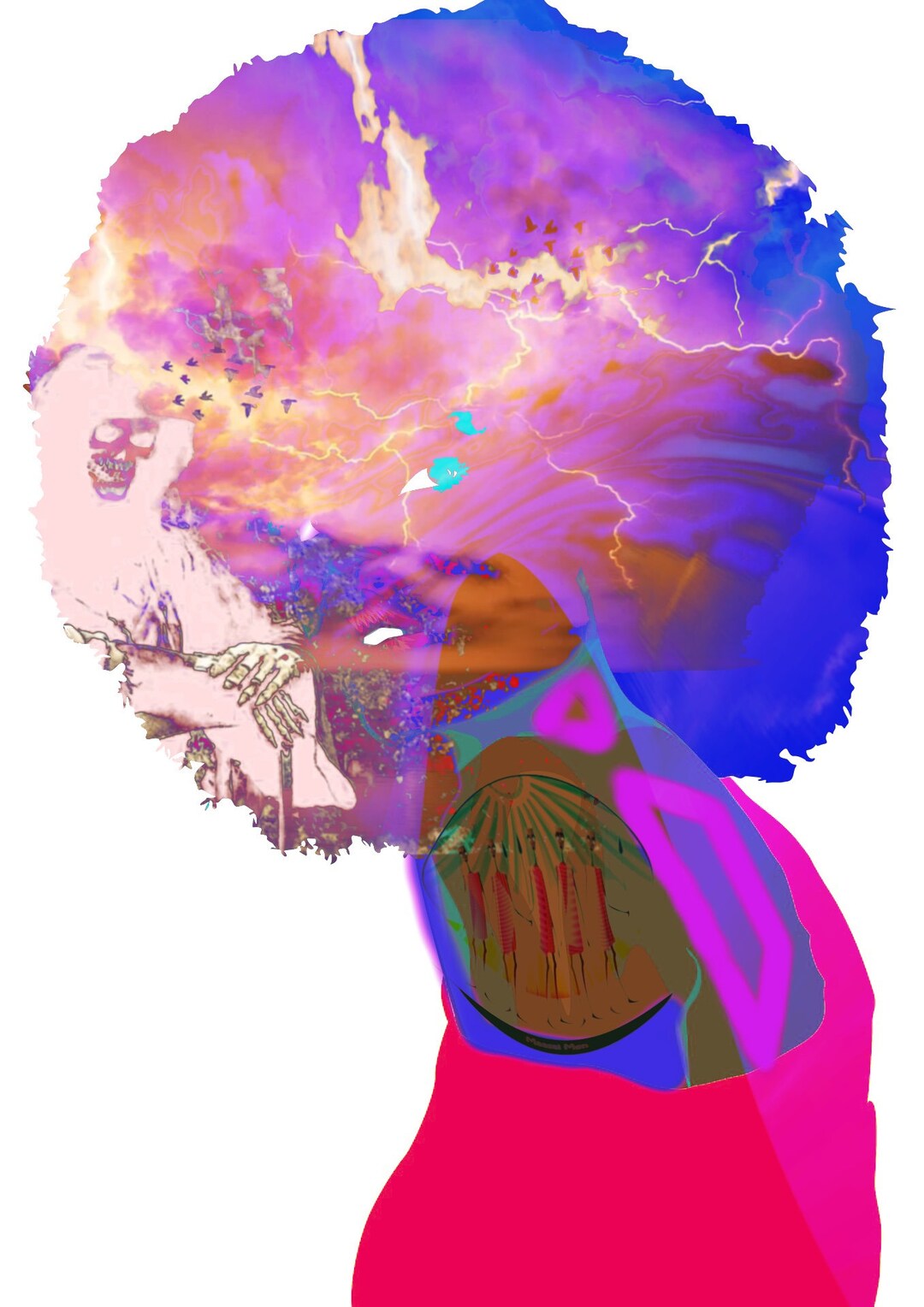 Afro Lady Magic, Decor for Any Home in the House or Office, Can Be ...