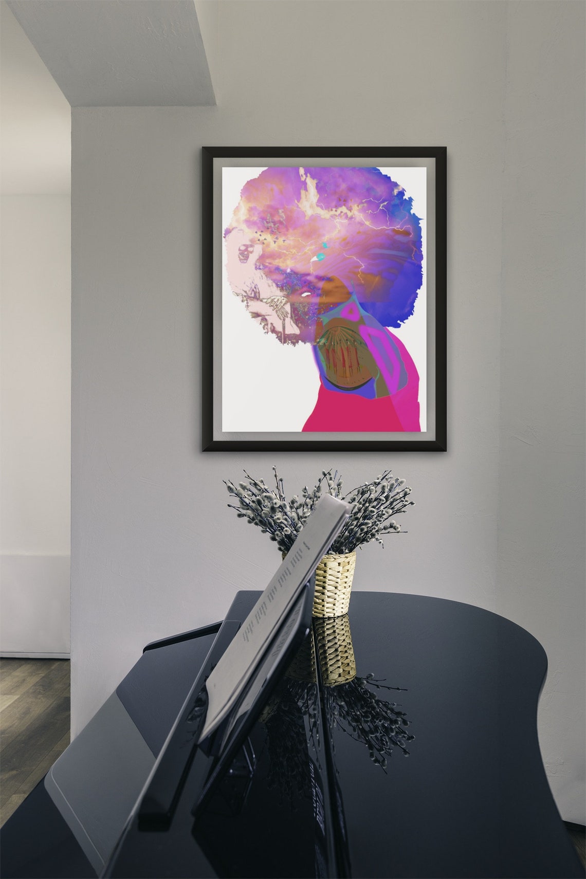 Afro Lady Magic Decor for Any Home in the House or Office - Etsy