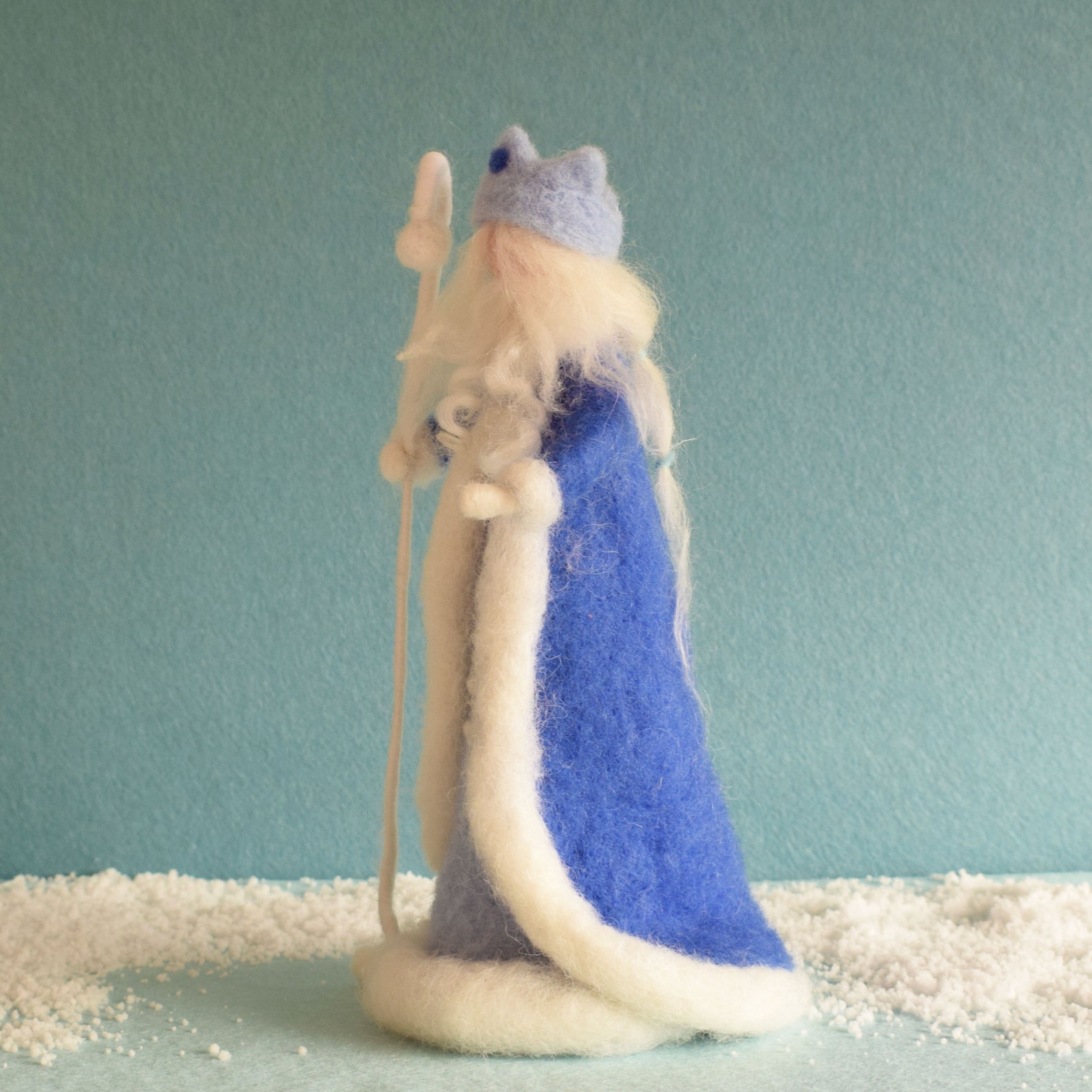 Needle Felt Winter King Waldorf Winter King Waldorf Winter | Etsy