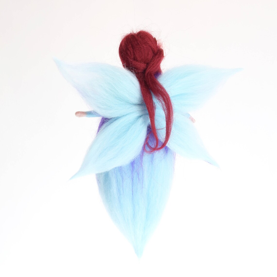 Waldorf Fairy Purple Steiner Fairy Wool Fairy Needle Felt - Etsy