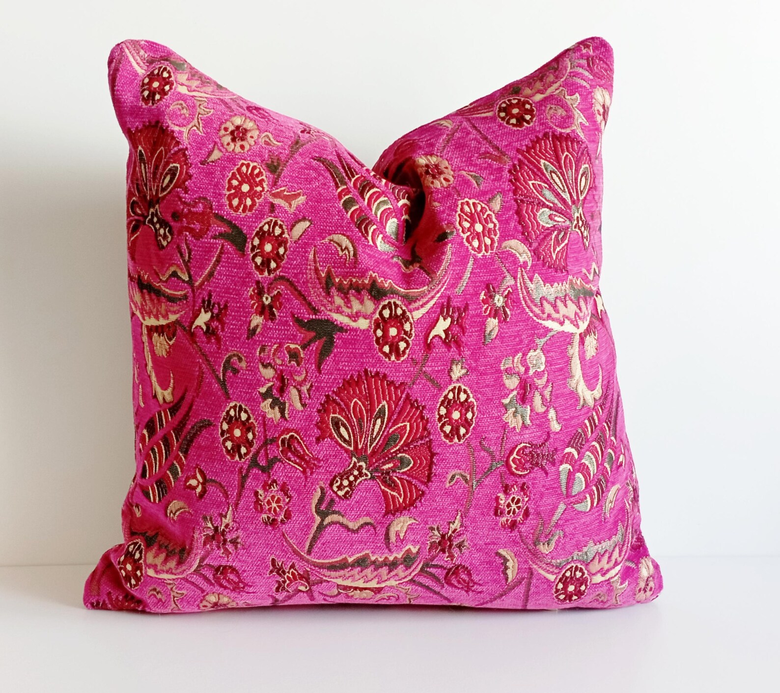 Pink Lumbar Pillow Pink Kilim Pillow Velvet Pillow Pink Decorative ...