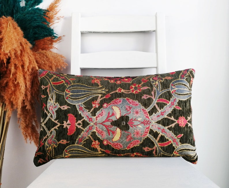 Decorative Lumbar Pillow Luxury Velvet Pillow Cover Lumbar - Etsy