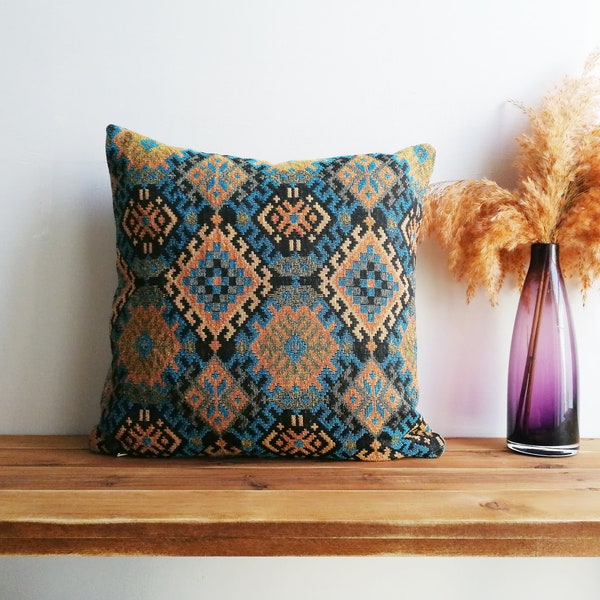 Teal Kilim Pillow - Etsy