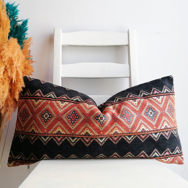 Kilim Lumbar Pillow - Etsy