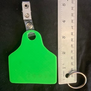 Customizable 3D Printed Eartag - Etsy