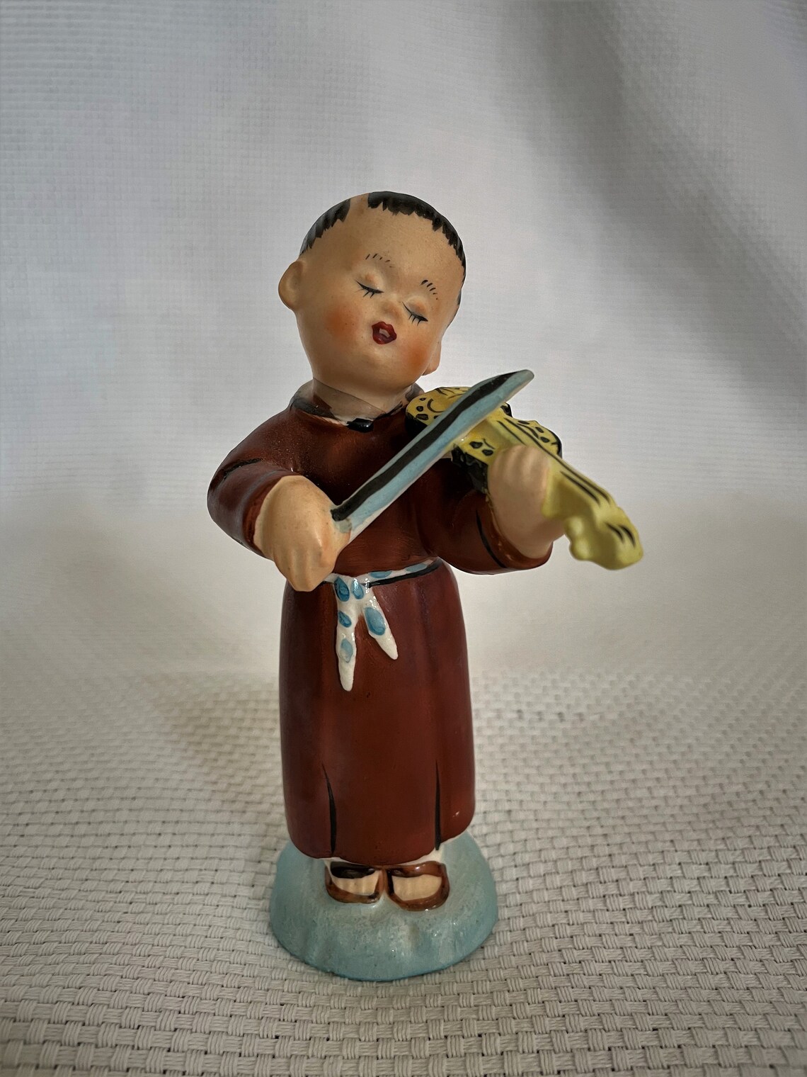 Musical Friar Monks Figurine Trio Artmark Japan | Etsy