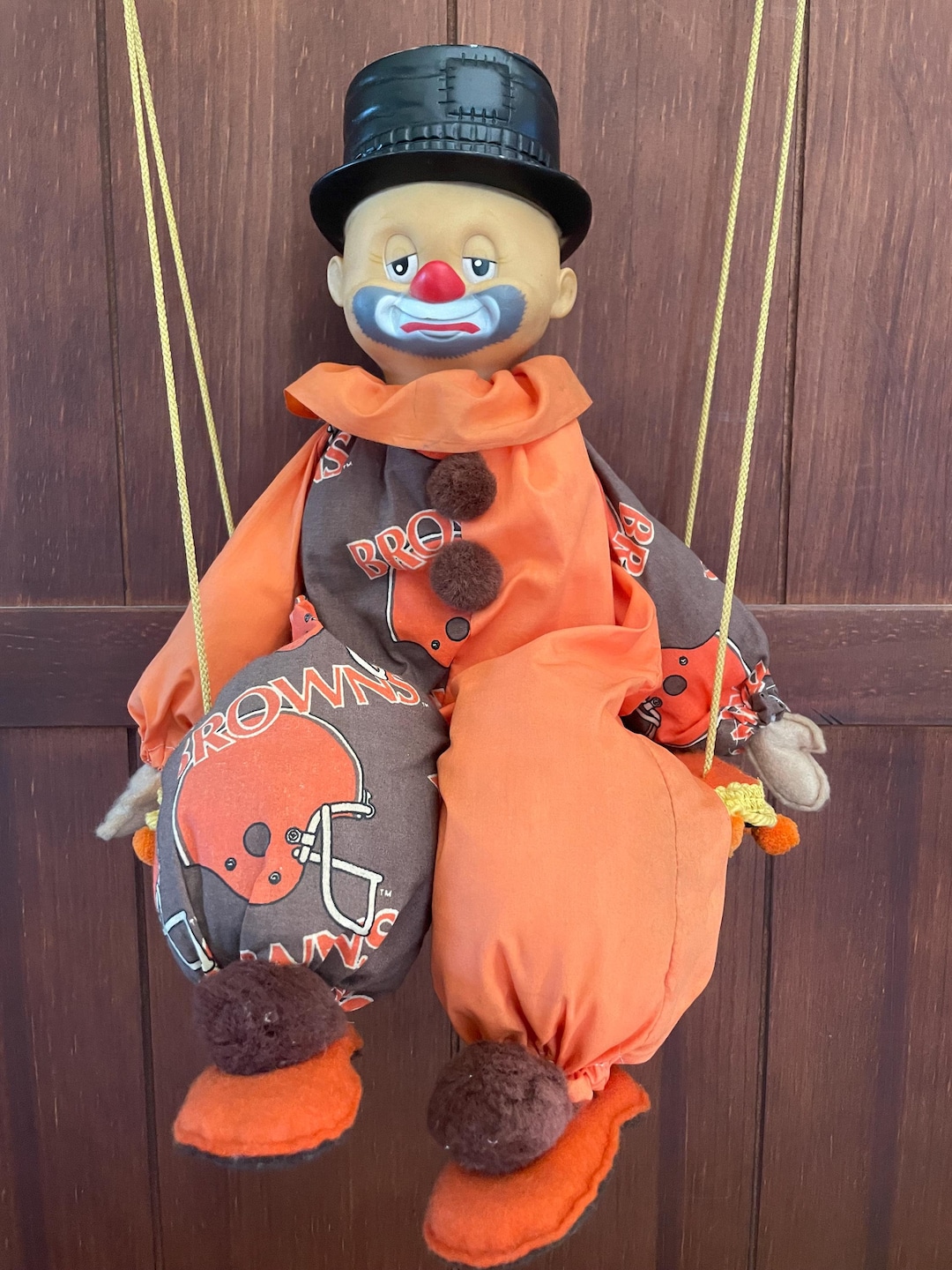 Vintage Cleveland Brown's Sad Clown Hängepuppe selten - Etsy.de