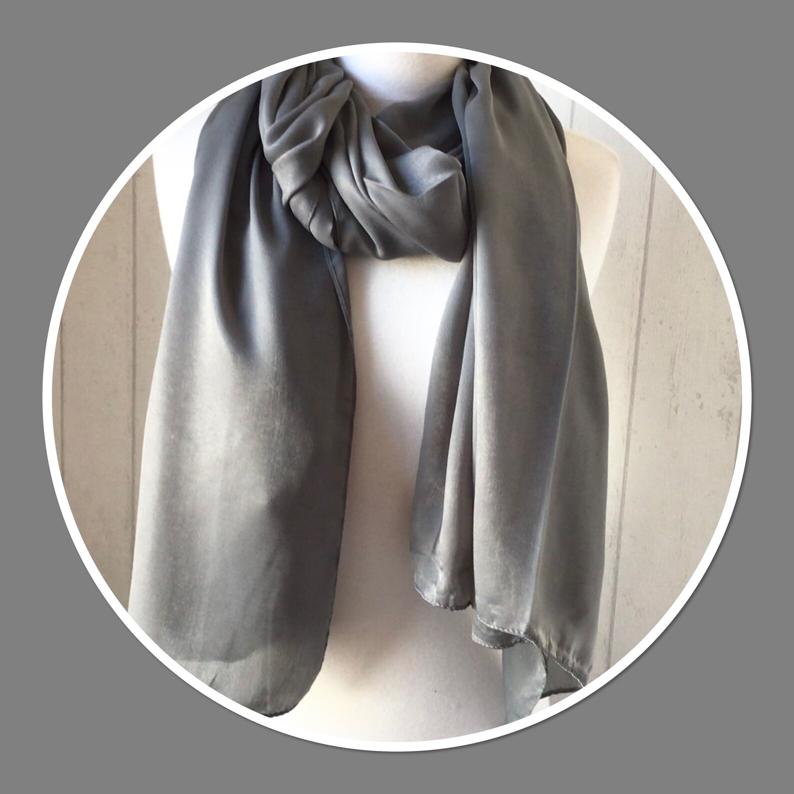 Charcoal Grey Silk Shawl / Grey Wrap Silk Shawl /silk Grey - Etsy