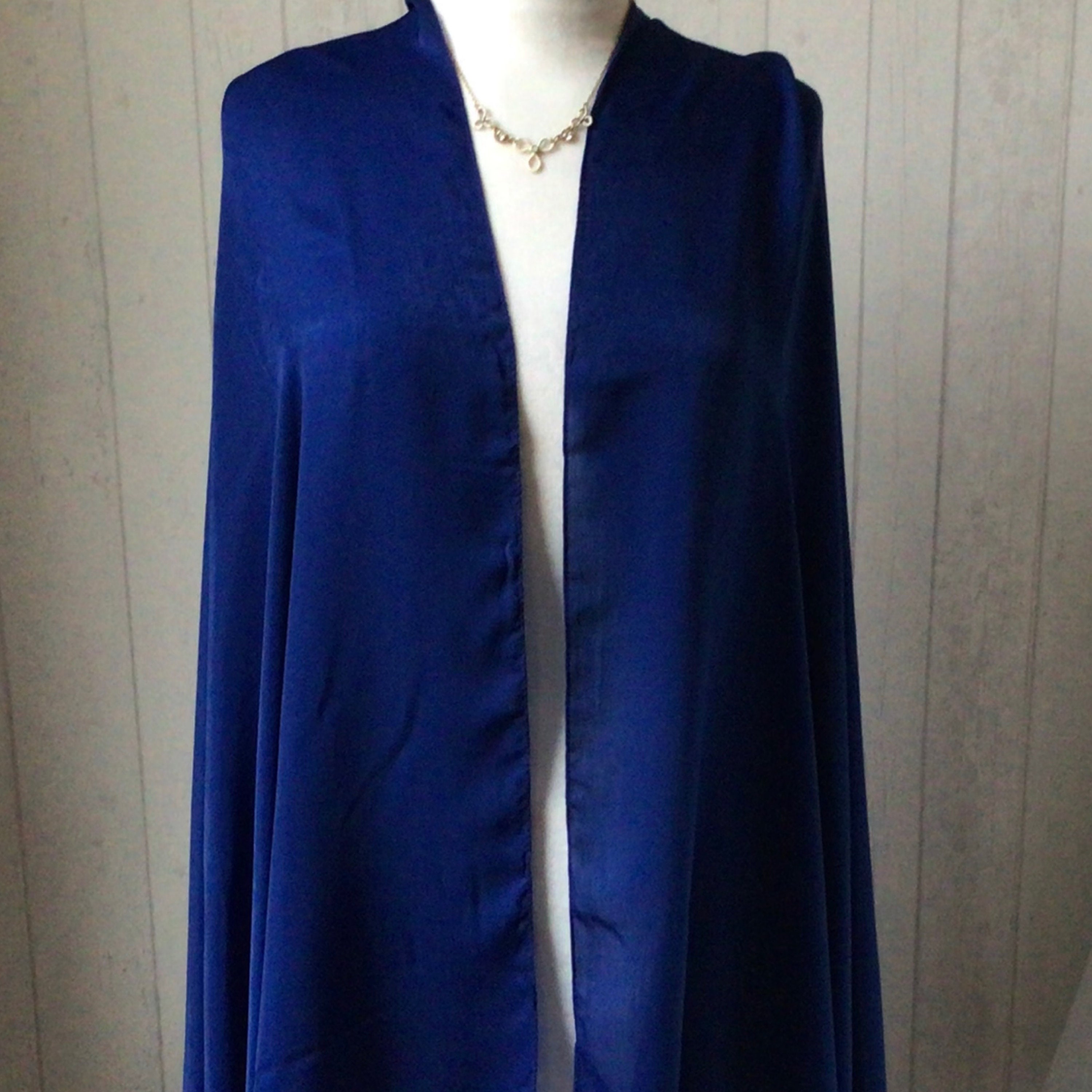 Royal Blue Shawl / Royal Blue Wrap Silk Shawl / Royal Blue - Etsy
