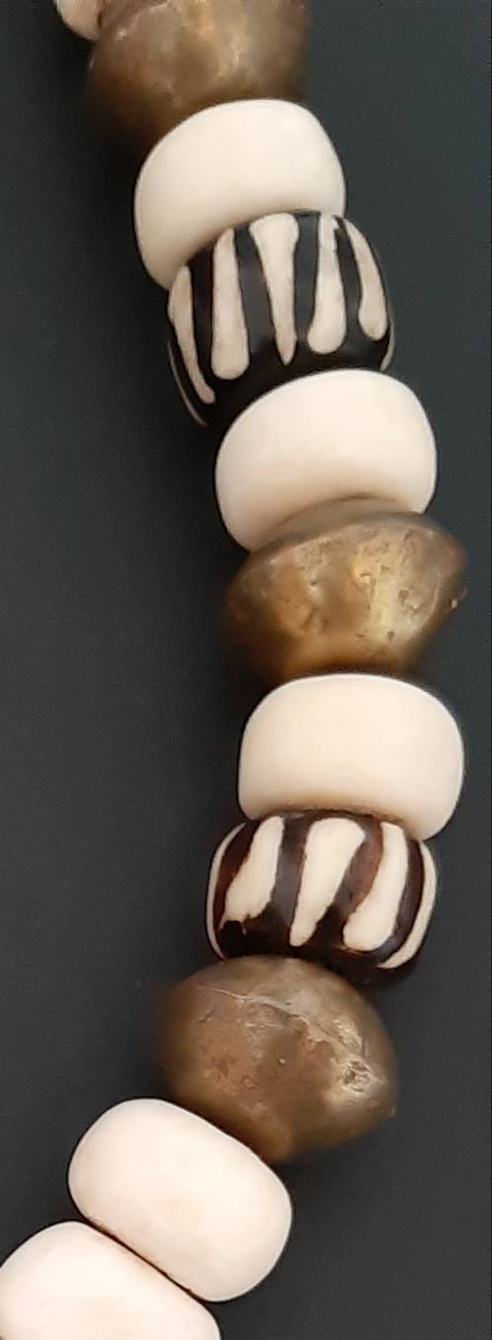 MALI Pendant/african Bronze/mali Copper/batik Bone Beads/striking ...