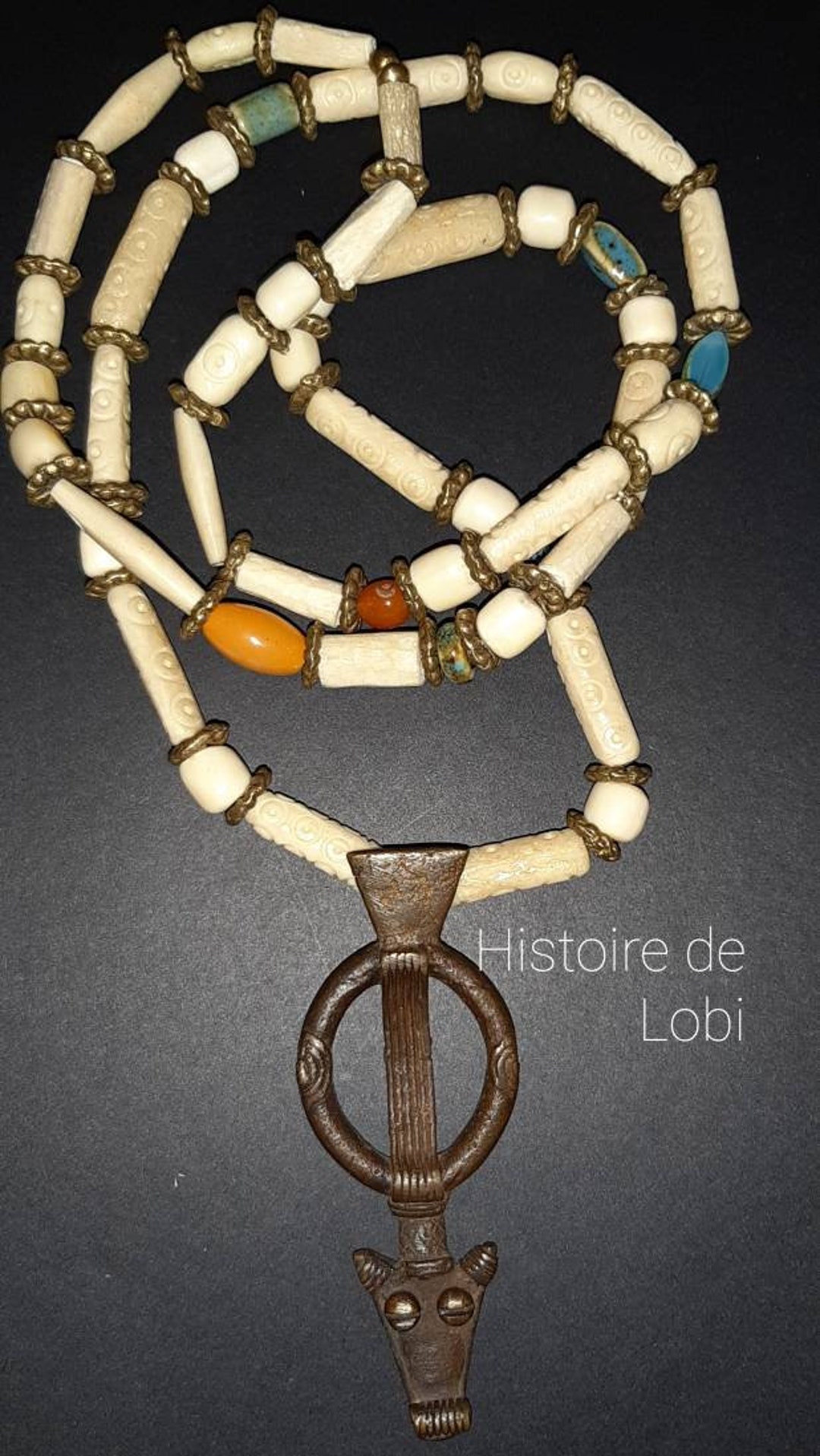 LOBI Amulet/antique Ceramics From India & Indonesia/bronze - Etsy