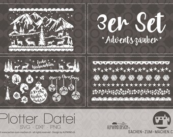 Plotter-Datei Labels 3er-Set | Etsy