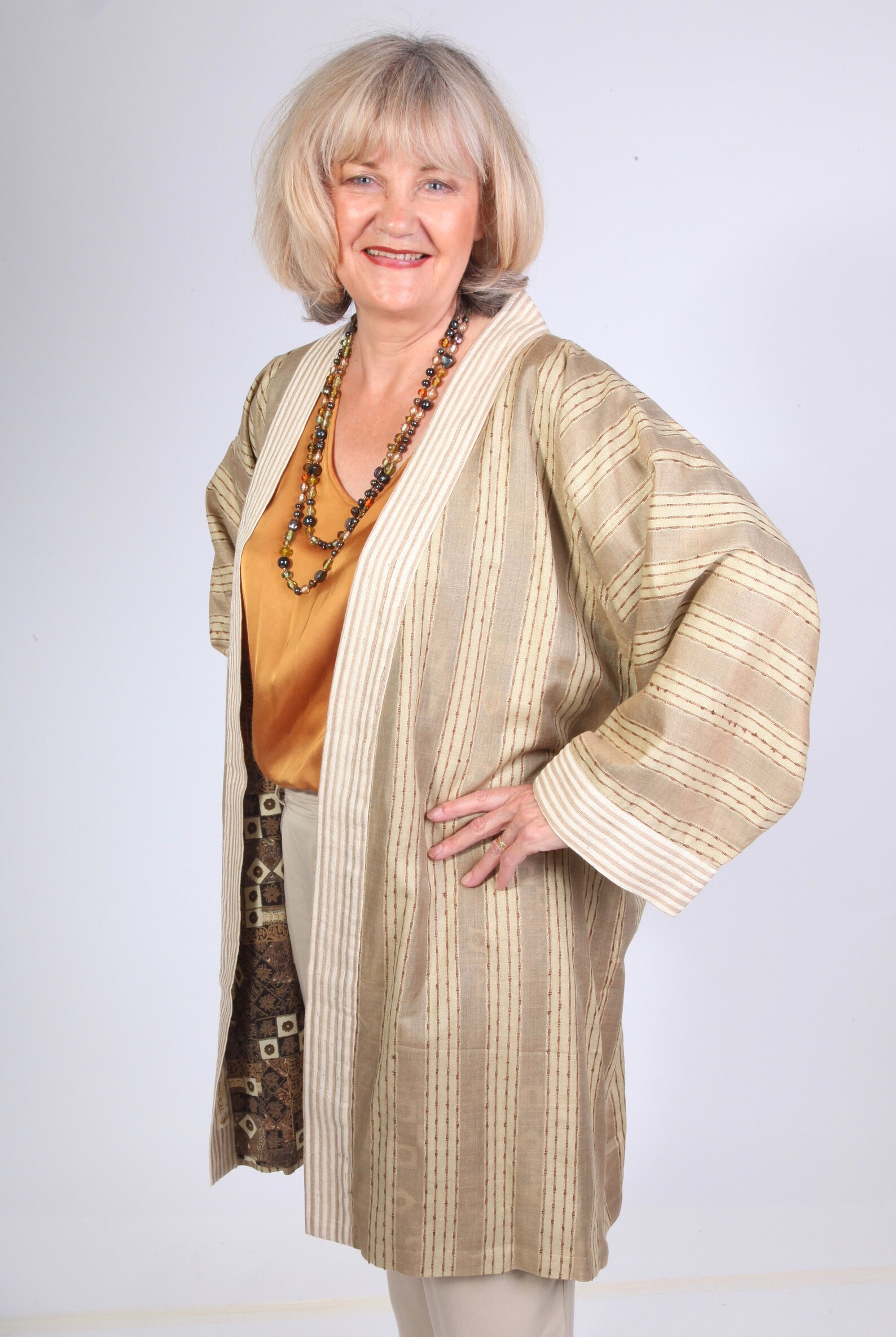 Elegant Soft Drape Raw Silk Women's Kimono Jacket - Etsy