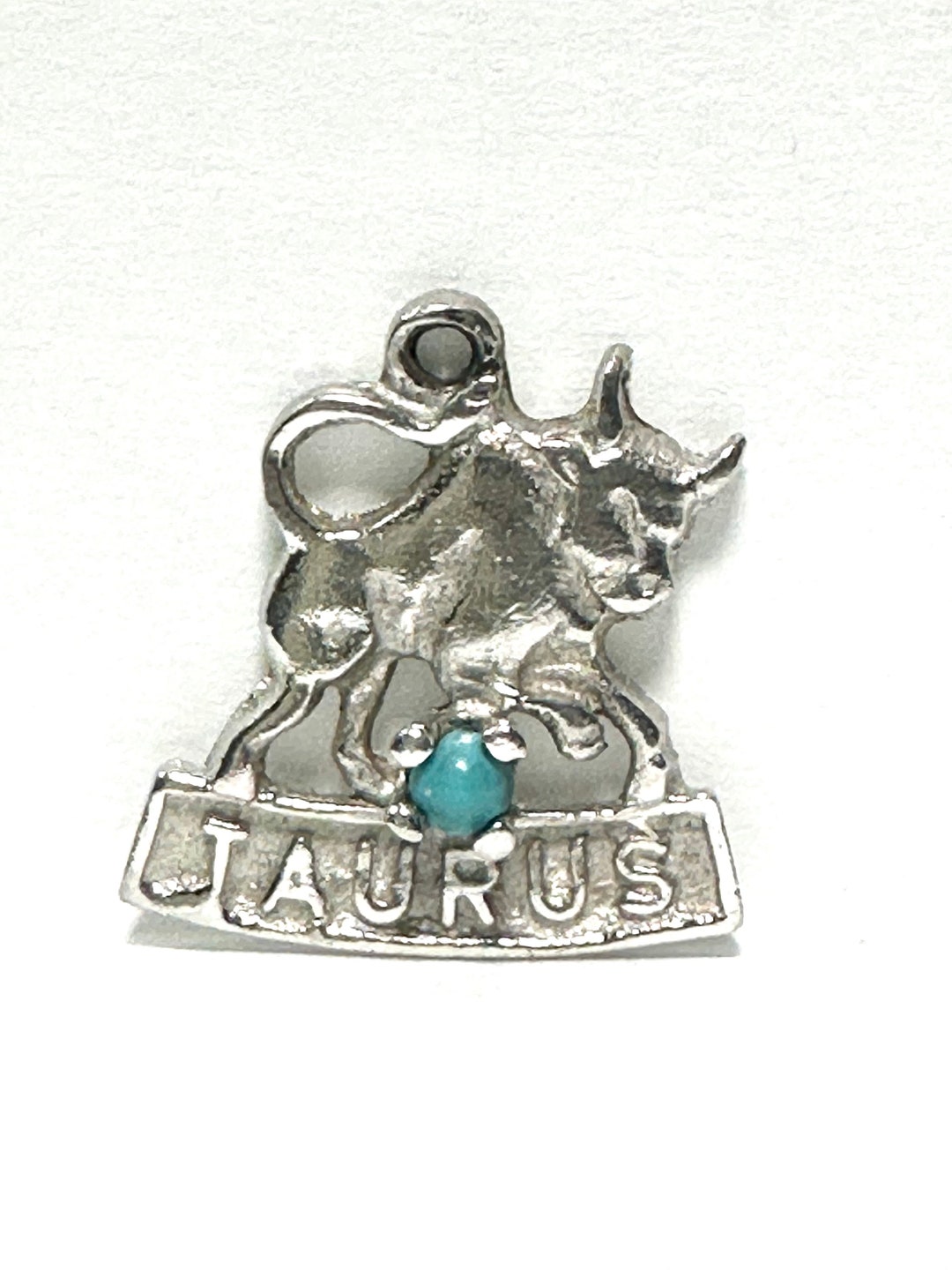 Sterling Silver Taurus the Bull Vintage Charm 688 S - Etsy
