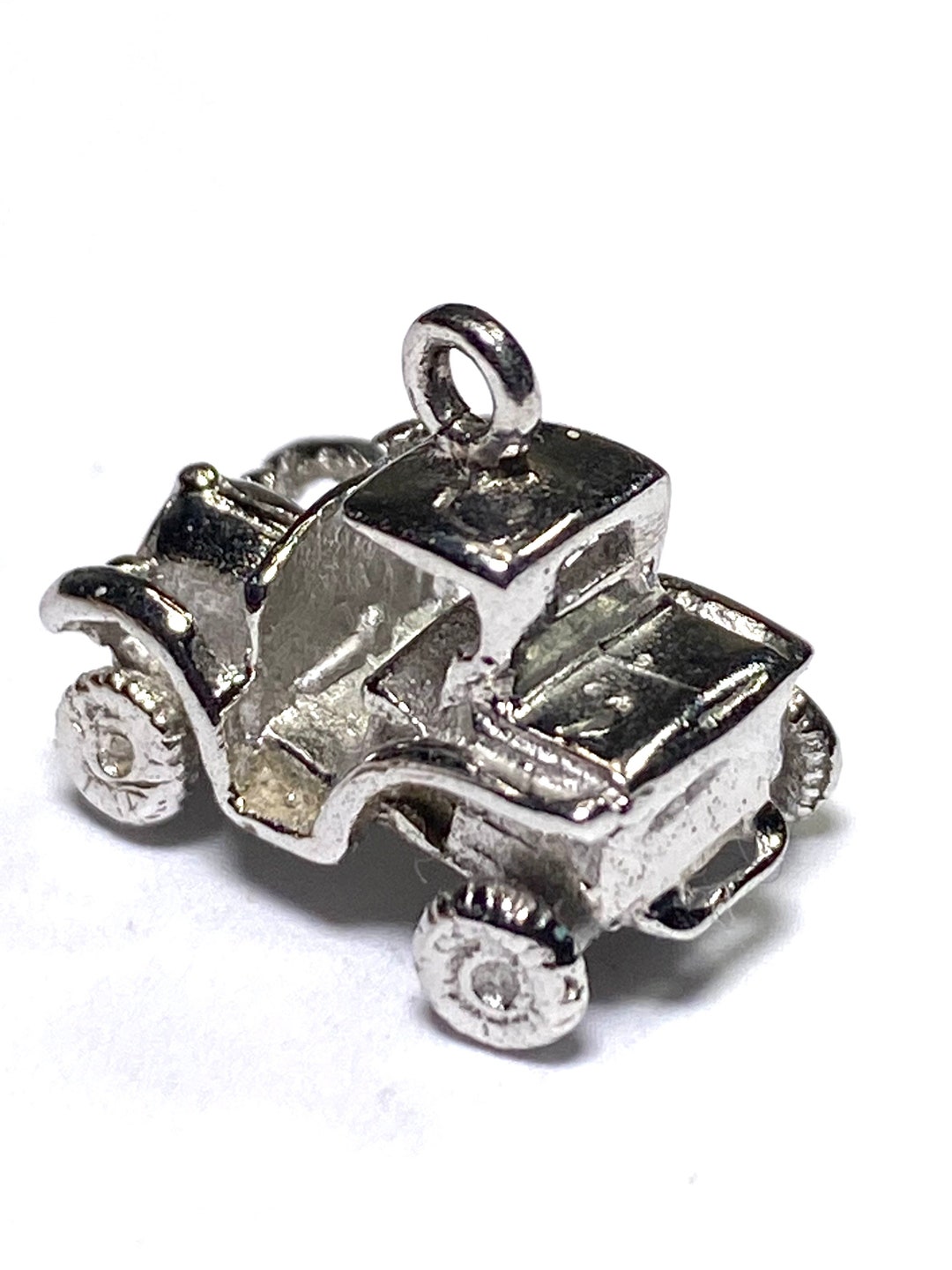 Sterling Silver Antique Car Auto Charm Vintage # 4064 - Etsy