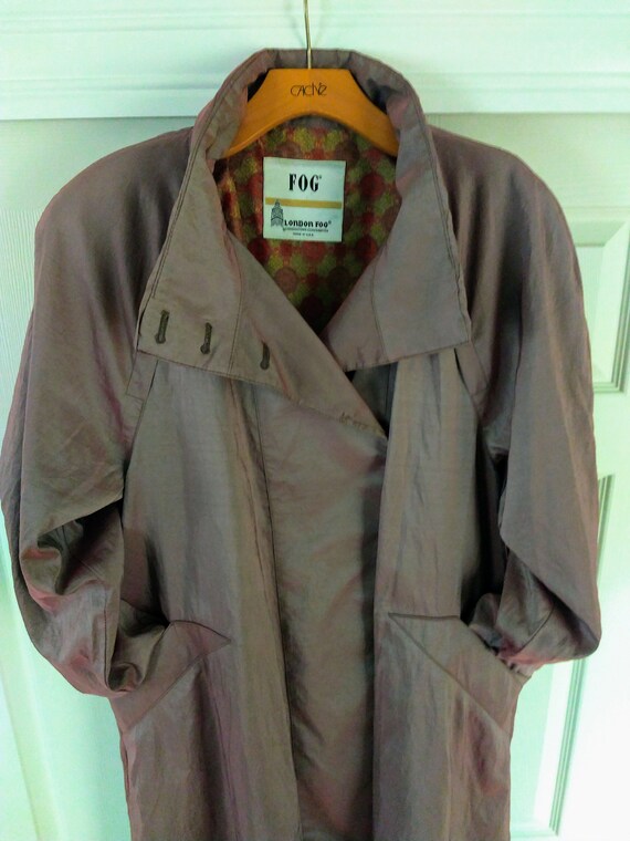 Rare LONDON FOG Spring Coat ,Classic 90's A-line Over… - Gem