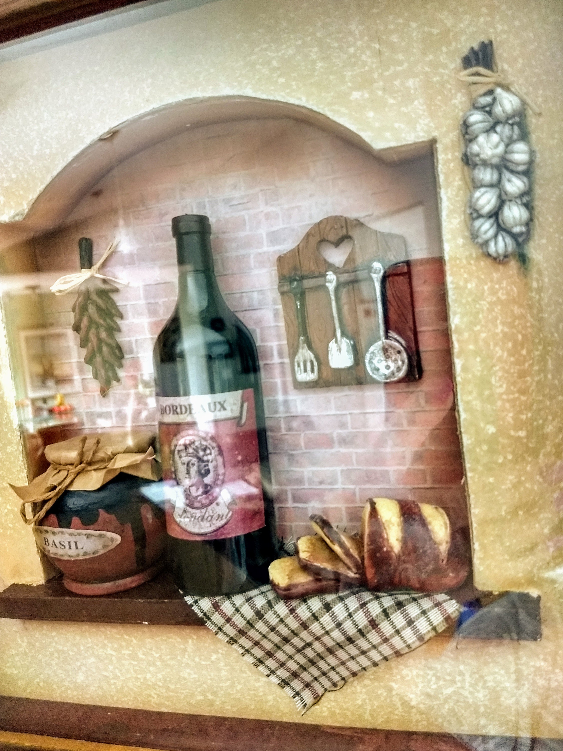 Vintage Wall Hanging Shadow Box Art/framed Dimensional Shadow - Etsy