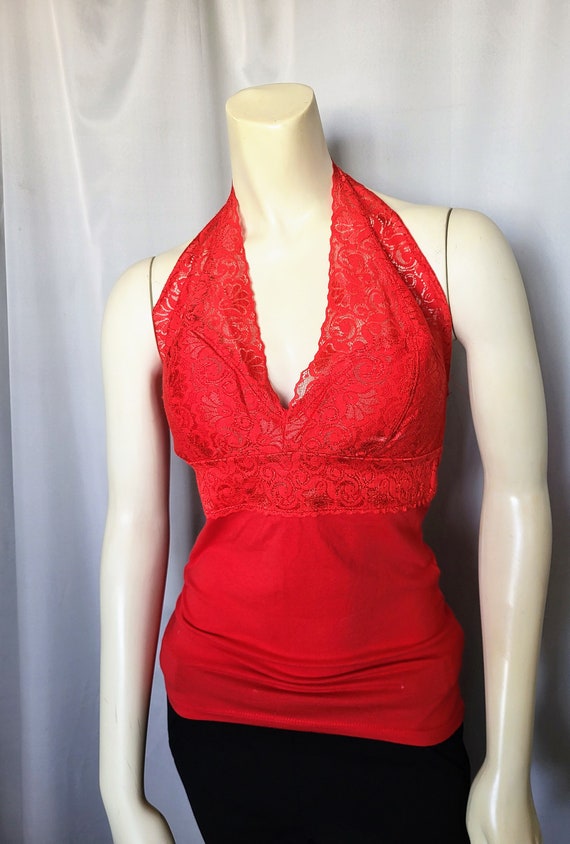 Red herring cotton lace - Gem