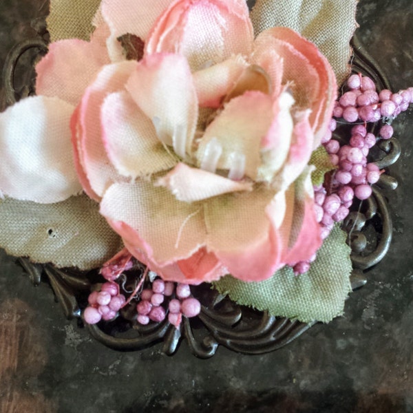 Silk Fabric Flower - Etsy