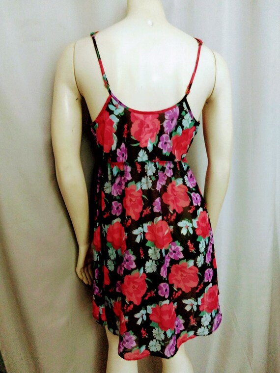 2p Lingerie Set Short Robe and Nightgown/Multicolor F… - Gem