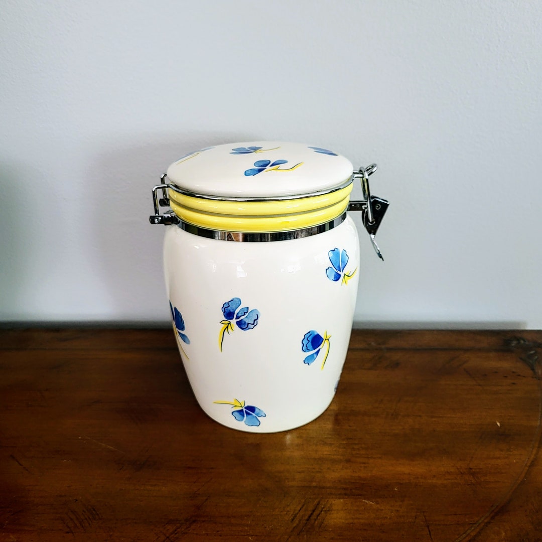 INSPIRADO Stoneline Seatle USA Hand Painted Storage Container/2 Quarts ...