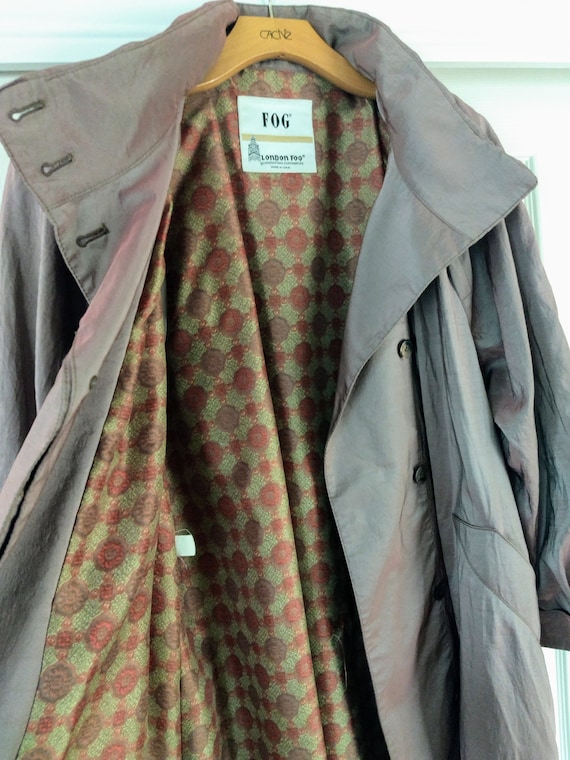 Rare LONDON FOG Spring Coat ,Classic 90's A-line Over… - Gem