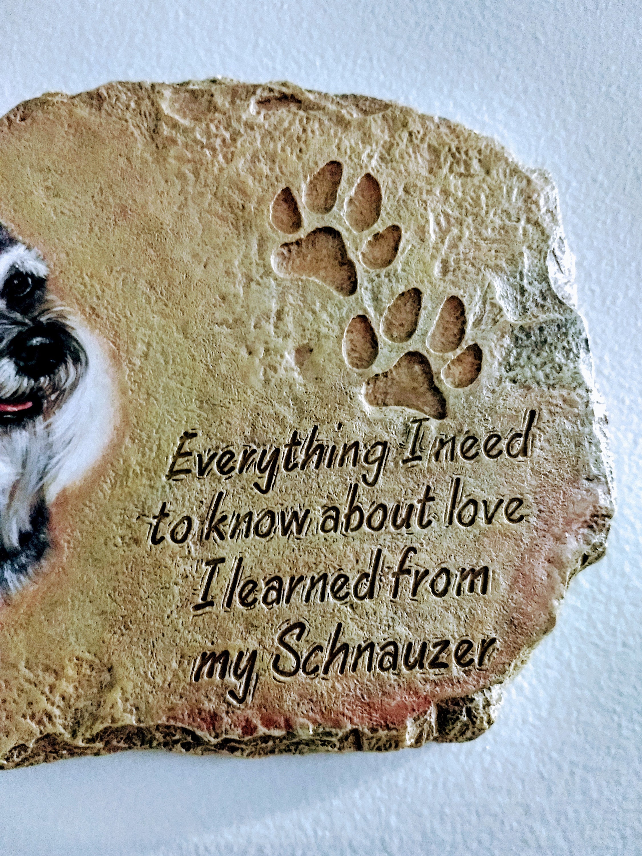 Schnauzer Wall Décor Sign/memorial Hanging Dog Sign Limited - Etsy
