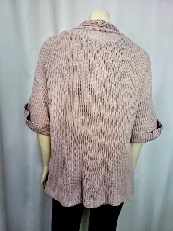 MARKS&SPANCER Cotton Knit Oyster Color Cardigan/Rare… - Gem