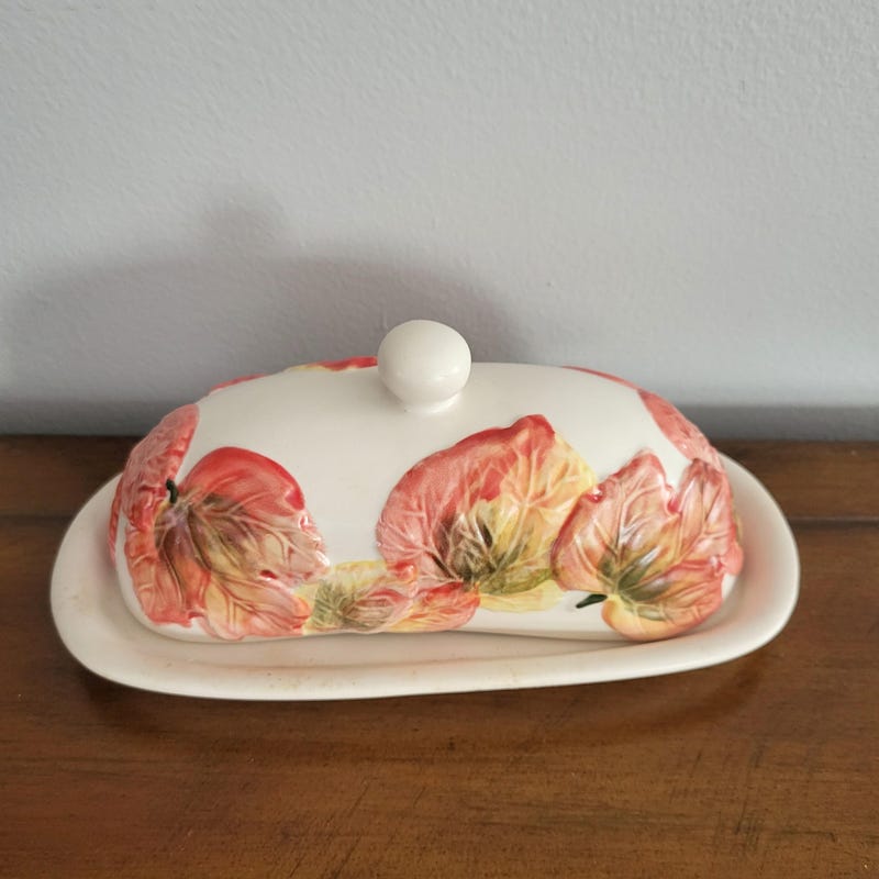 Hand Painted Butter Dish - Etsy