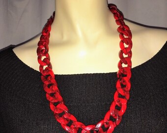 Big Chunky Necklace | Etsy