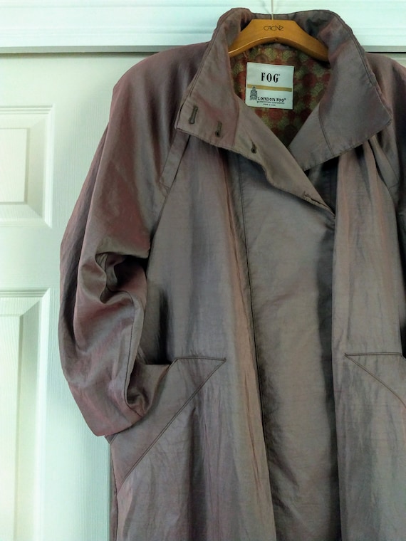 Rare LONDON FOG Spring Coat ,Classic 90's A-line Over… - Gem